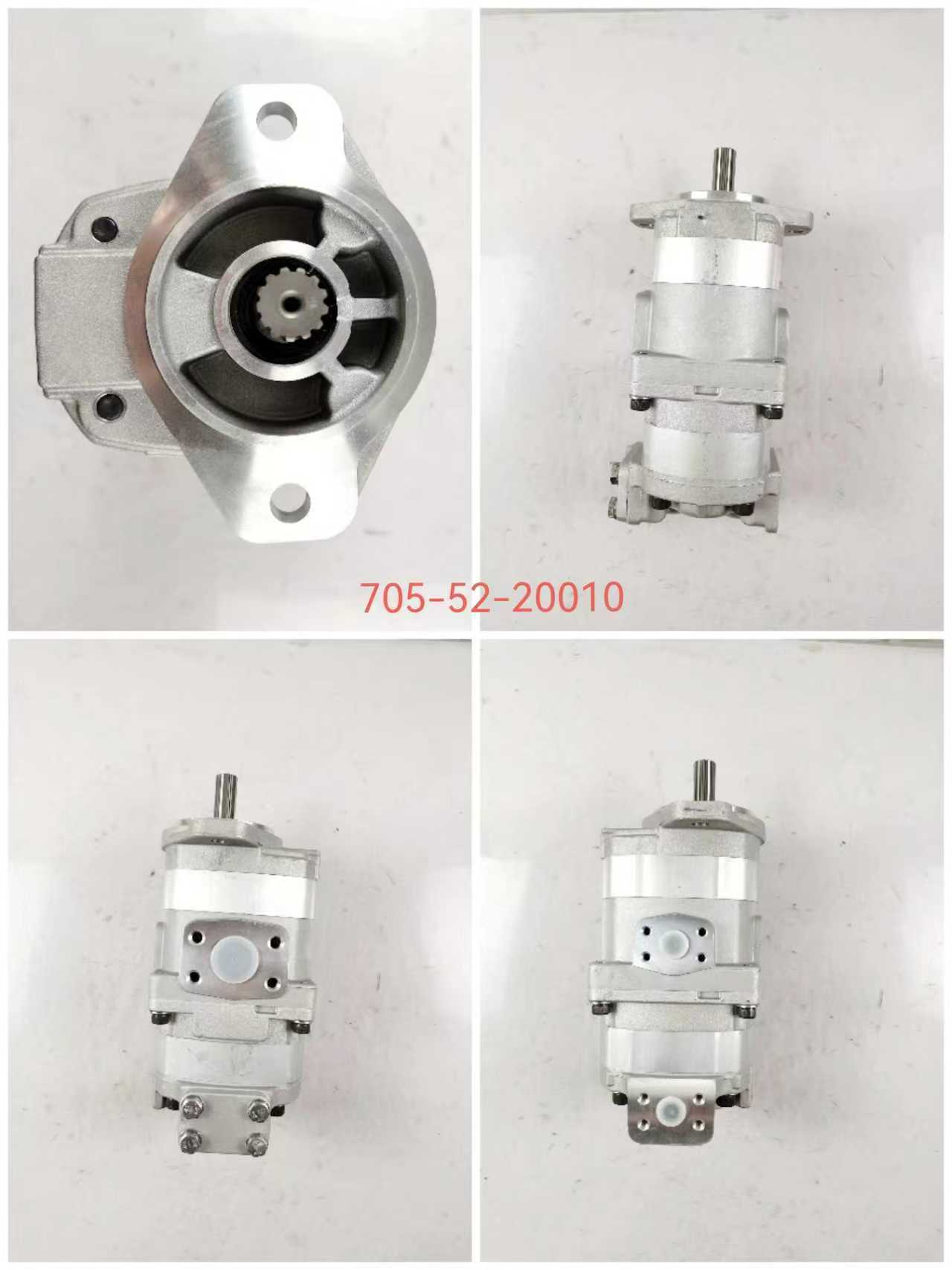 705-52-10050 Hydraulic Gear Pump Used in Crander GD505A-2 Double pump for Komatsu Kawasaki ...