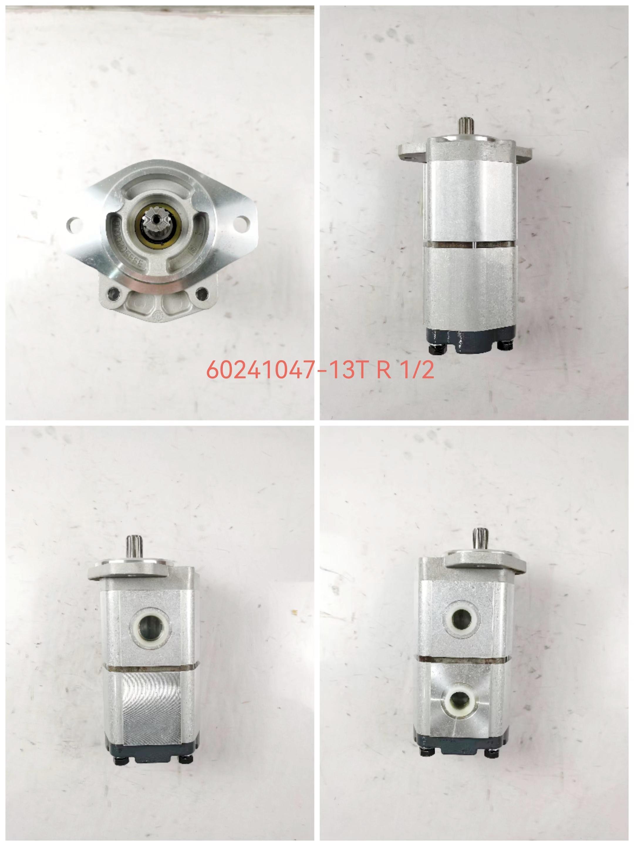 2-Stage 60241047-13T Hydraulic Gear Pump for Heavy Machines